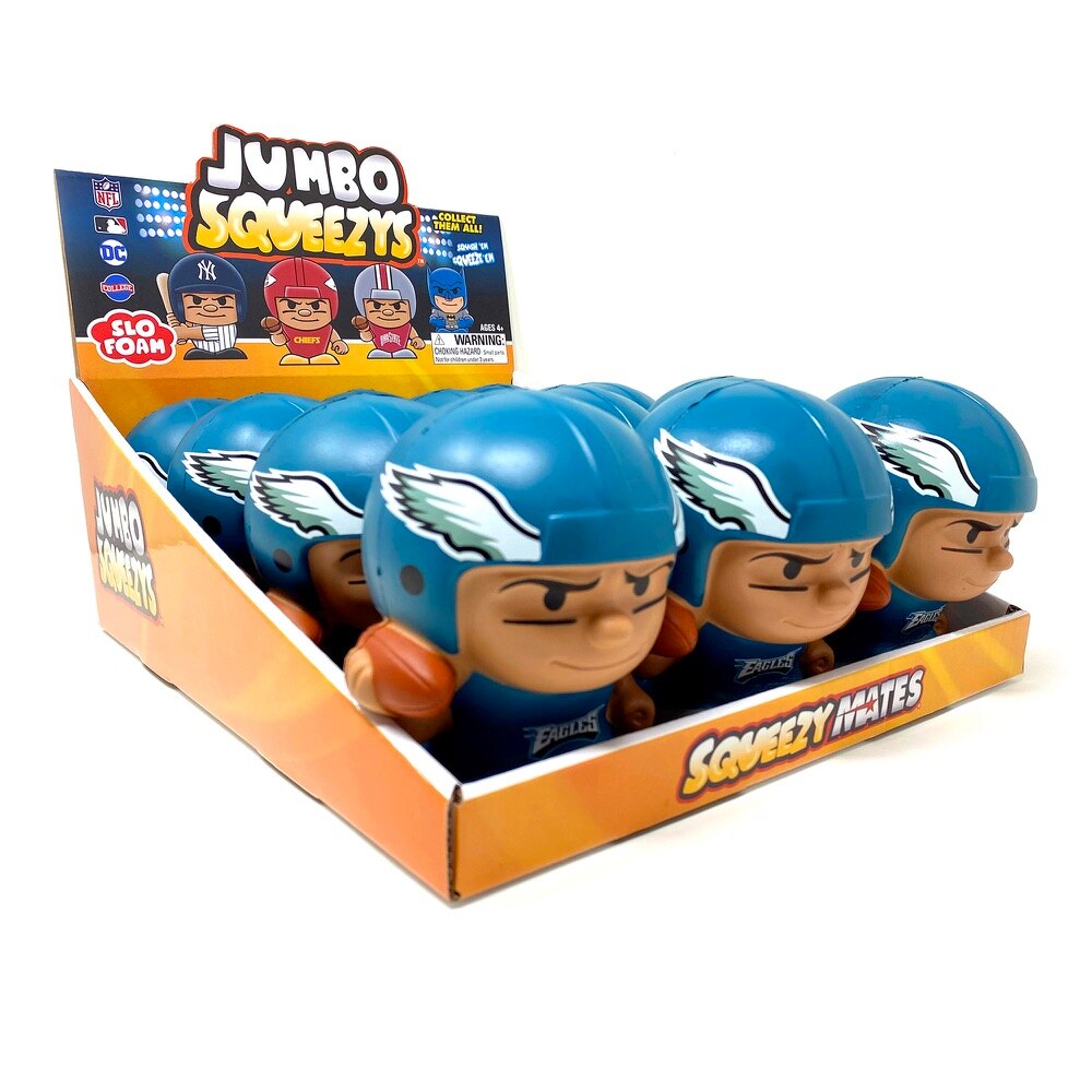 Philadelphia Eagles Jumbo Squeezy 12pc Display
