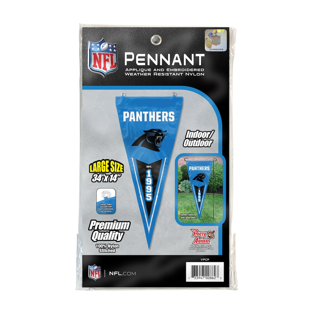 Carolina Panthers Vertical Pennant